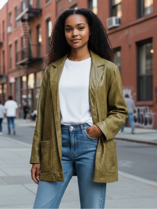 Christian Lauren | Jackets & Coats | Christian Lauren 8s Suede Leather ...